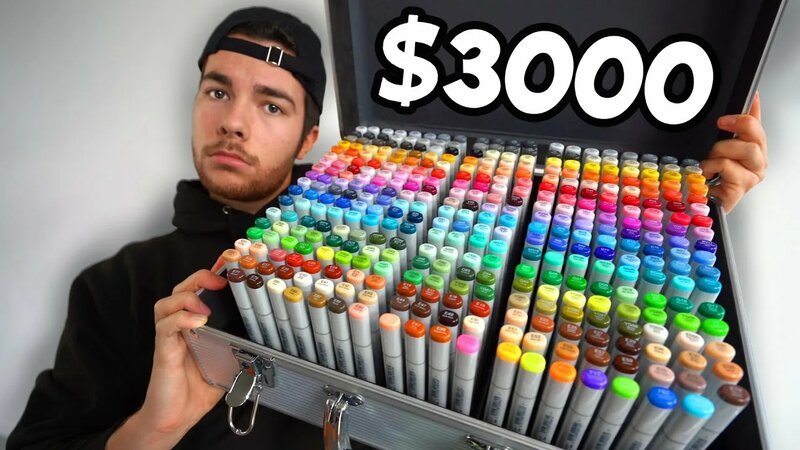 I Bought The World's Most Expensive Markers[Marker Review #7]