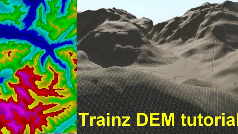 Trainz DEM tutorial