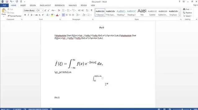 Copy pasting Math Formula in Word | Latex in Word | MathML - Смотреть ...
