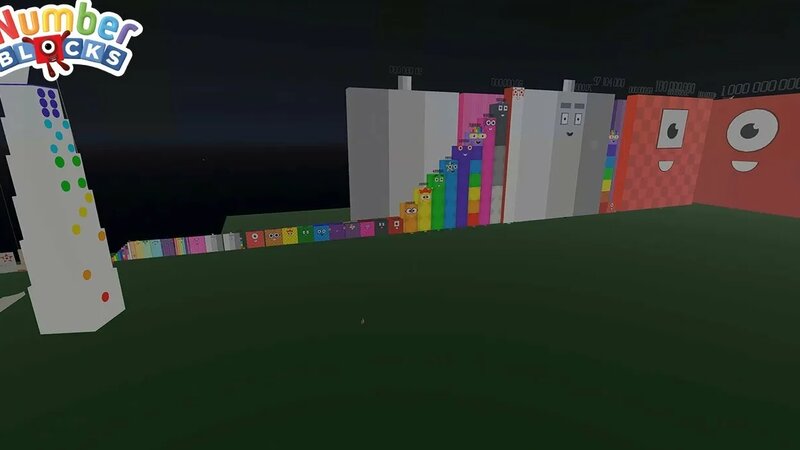 Seven Meet Numberblocks!Playing Numberblocks RP on Roblox