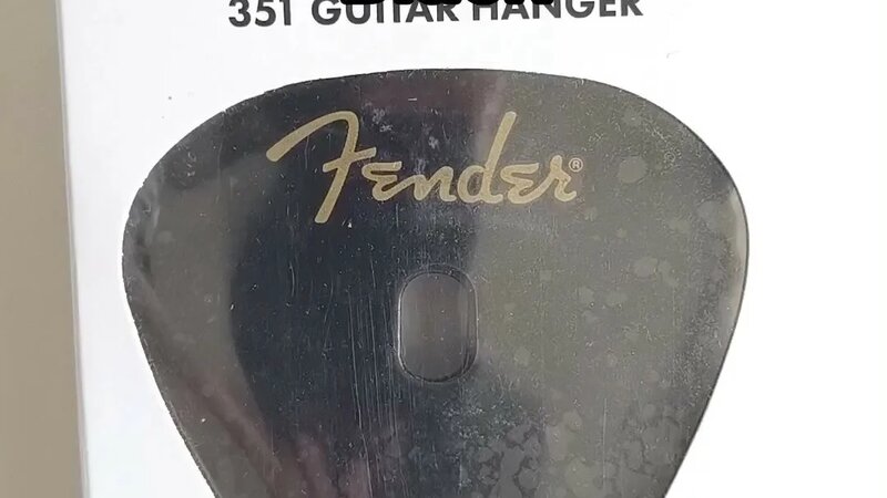 Fender 351 Guitar Wall Hanger Black #guitarstrings #fender #wallhanger ...