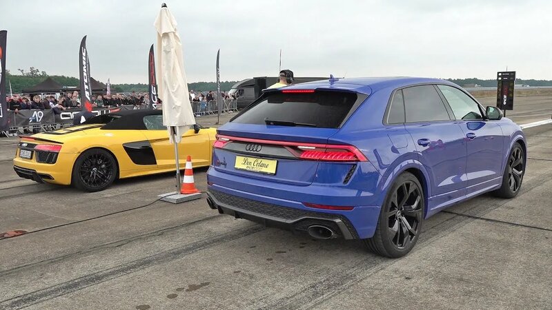 Audi R8 V10 Plus vs Audi RSQ8 - Yandex Video aramada çevrimiçi izle