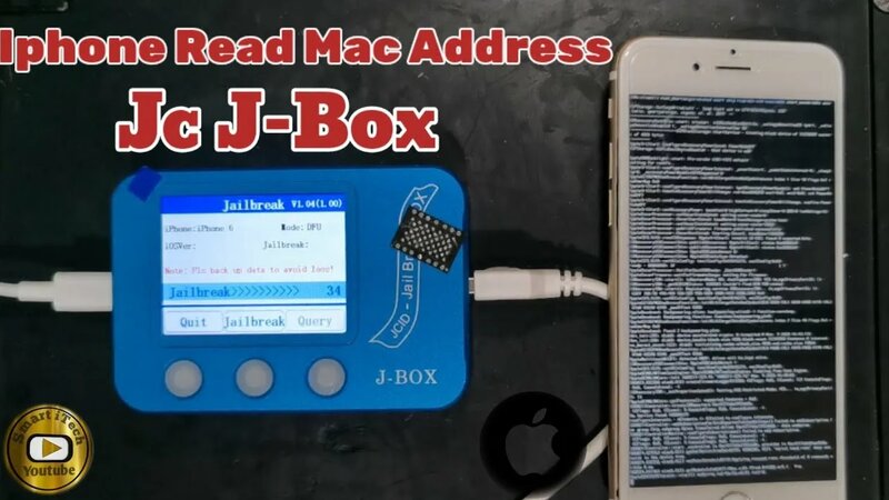 JC Jbox J Box Jailbreak Iphone Find Address Nand Data SN, Wifi, Bluetooth