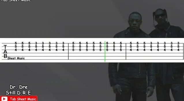 Dr. Dre ft. Snoop Dogg - Still D.R.E. (Табулатура) Guitar Tutorial ...
