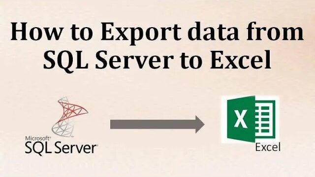 How to export data from SQL server to Excel | Export table records to ...