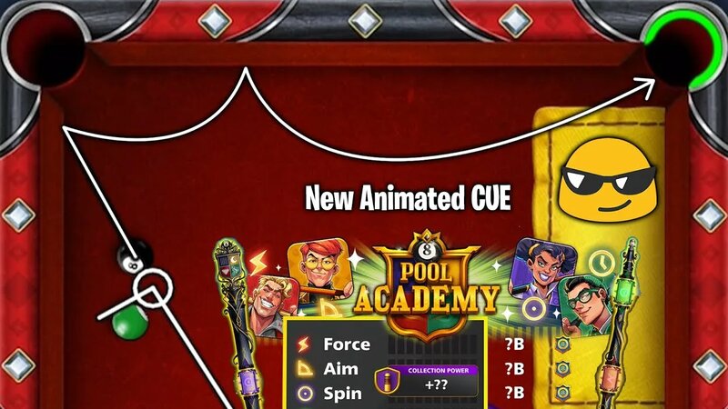 New Animated CUE + Pool Academy Season level MAX + Pool Academy ...