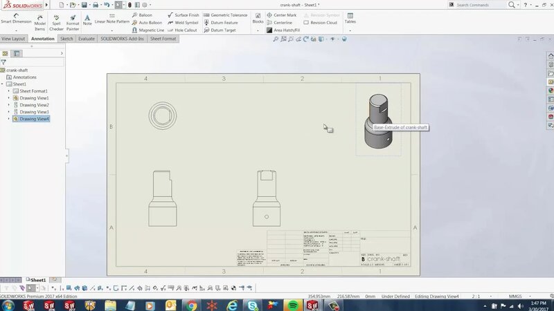 Solidworks - 3D Drawing View
