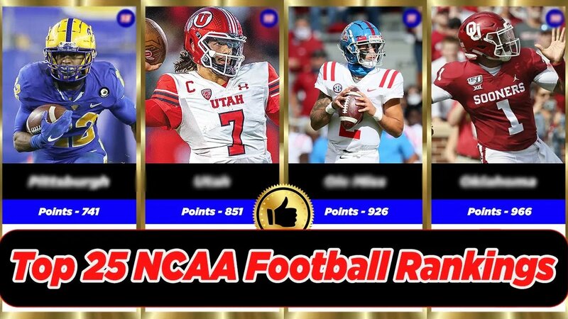 [TOP 25] NCAA Football Rankings (National Collegiate Athletic ...