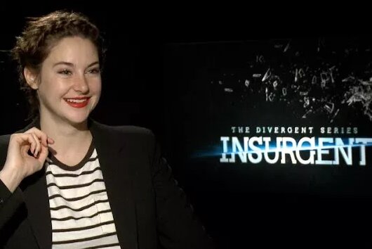 Insurgent interviews - Shailene Woodley, Theo James, Ansel Elgort ...