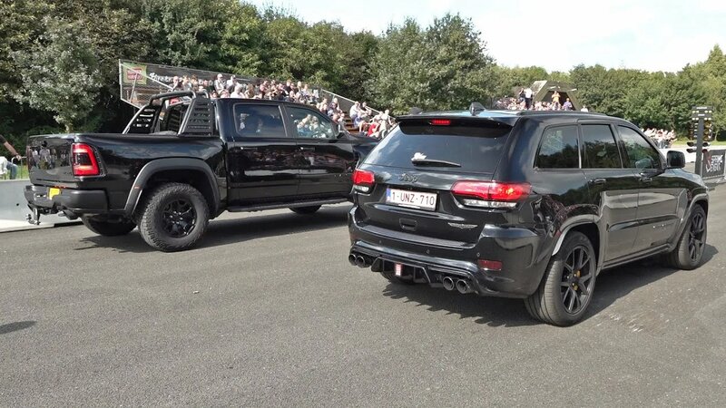 702hp Dodge RAM 1500 TRX vs 1000hp Jeep Cherokee Trackhawk - Yandex ...