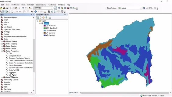How to change the cell size (resolution) of a Raster data using resample tool in ArcGIS - EroFound