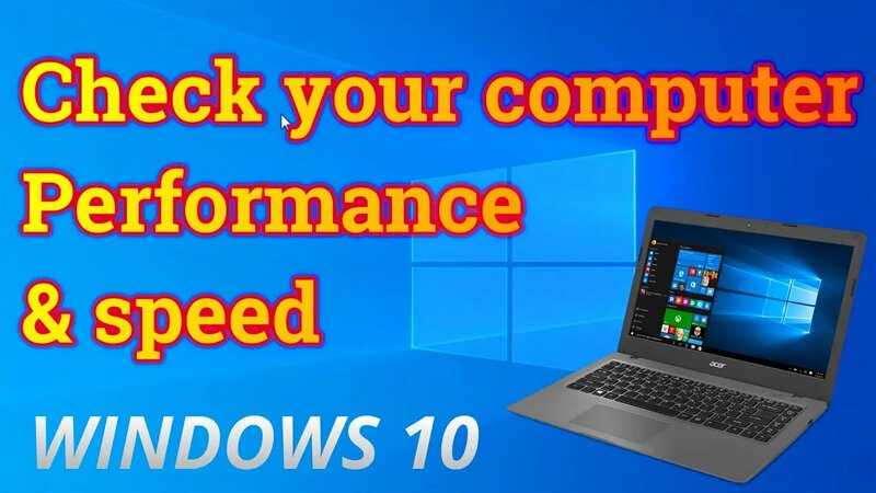 How to Check computer performance in windows 10 | computer performance ...