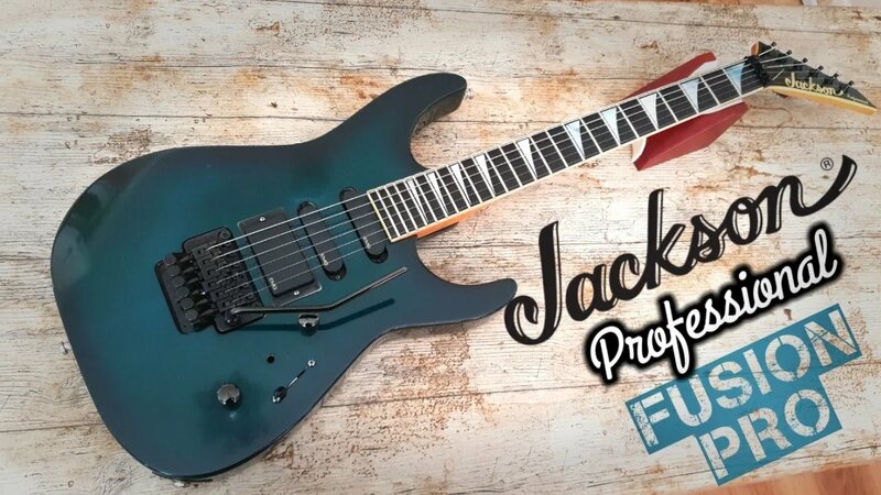Jackson Professional Fusion Pro Trans Green 1990 Japan EMG Schaller ...