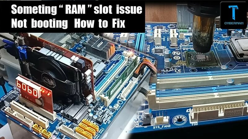 (North bridge Fix) someting ram slot problems loop reset not booting ...