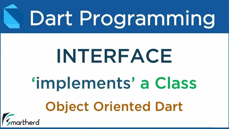 Dart Interface ( implements keyword ) Example. Dart Programming for ...