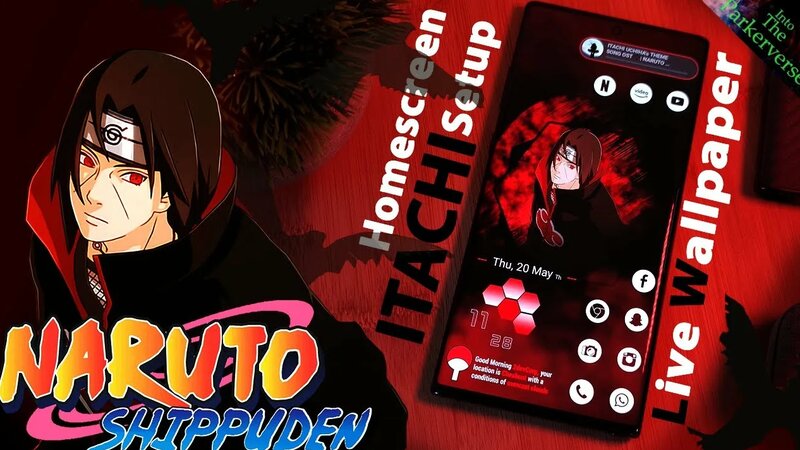Naruto Shippuden - Itachi Uchiha - Live Wallpaper & Android setup ...