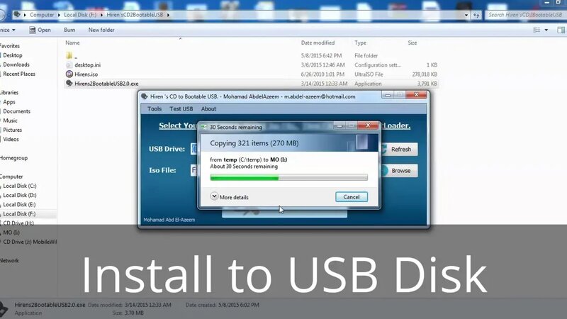 Hiren's CD 2 Bootable USB - Convert Hiren's iso to bootable USB #hirens ...