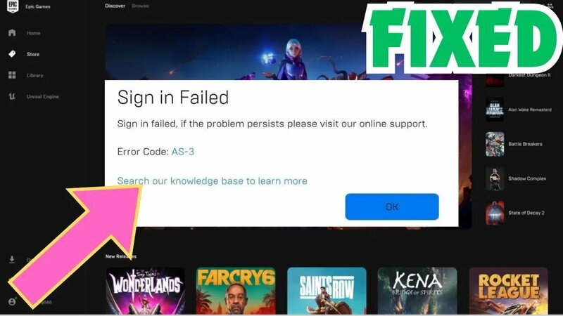 How to Fix Epic Games Error Code AS-3 - Yandex Video aramada çevrimiçi izle