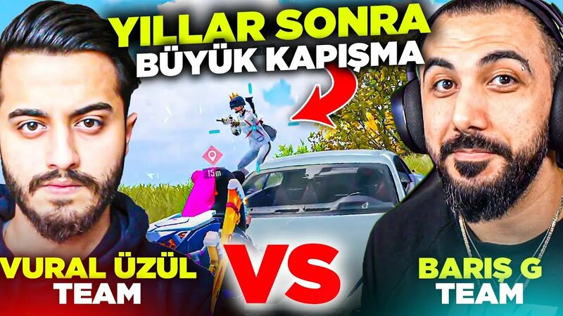 Barış g vs vural üzül! ekibine karşı büyük vs attık!! | pubg mobıle ...