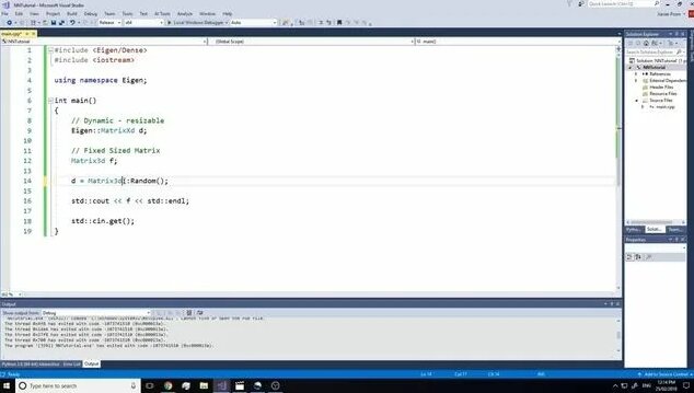 Eigen Library Installation And Crash Course C++ - Смотреть онлайн в ...
