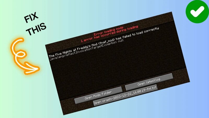How to Fix “Error loading mods" in Minecraft - Смотреть онлайн в поиске ...