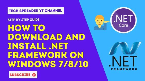 How To Download And Install .NET Framework On Windows 7/8/10 | .Net ...
