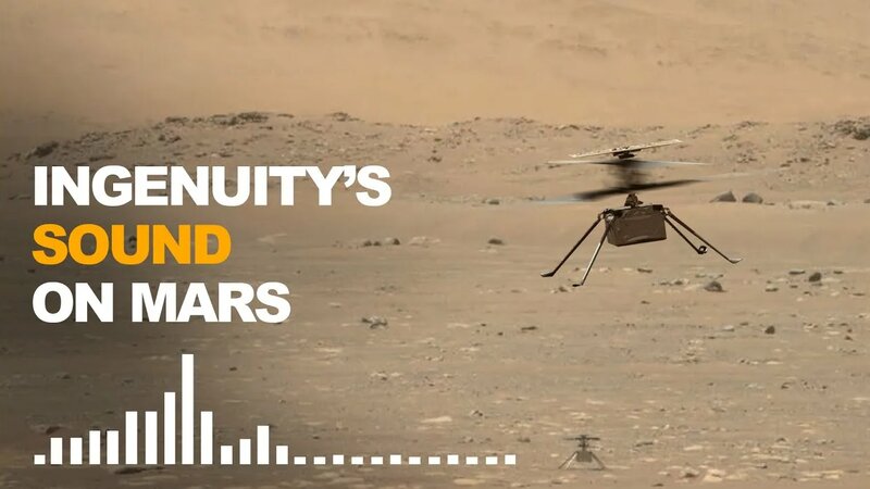First Sound Of Mars Helicopter Ingenuity Flying On Mars - Recorded By ...