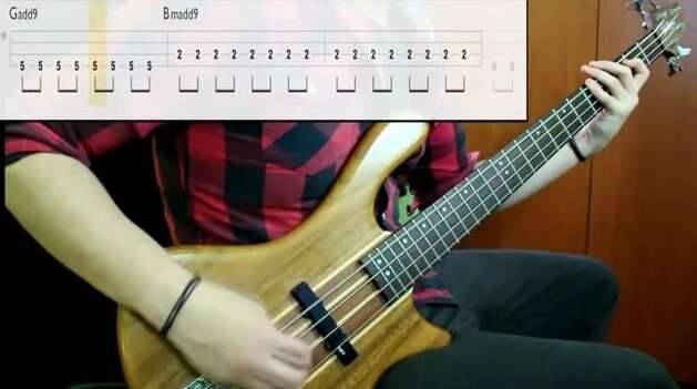 Foo Fighters - Everlong (Bass Cover) (Play Along Tabs In Video ...