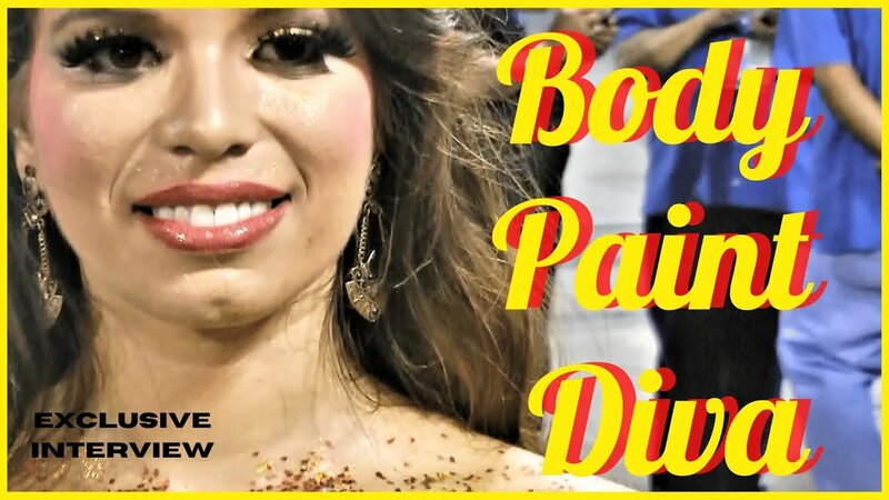 Body Paint Diva Interview at Rio Carnival (Exclusive)