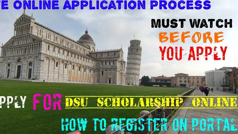 DSU Scholarship Announced || How To Fill The Application Form || Step ...