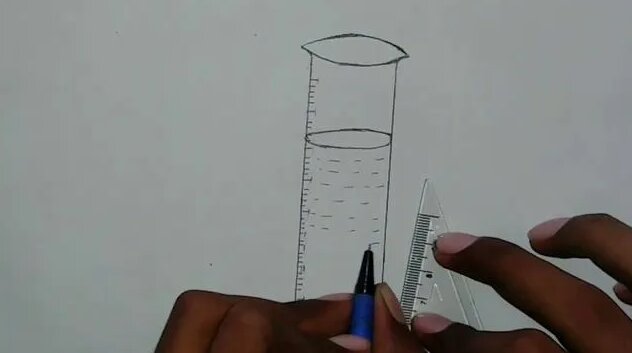 How to draw Test tube | Test Tube drawing | science apparatus ...