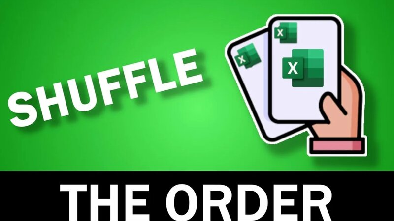 How to Shuffle the Order of a List Randomly in Excel - Yandex Video ...