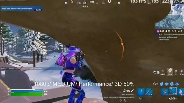 Fortnite /Performance Mode/ Ryzen 7 5700g/ Geforce RTX 4060 8GB ...