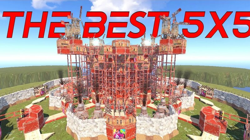 THE BEST 5X5 | Open Core + Widegap/Mroof | Tutorial | Rust Base ...