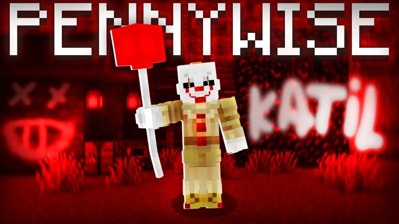 Minecraft EN Korkunç Katil Palyaço Pennywise Modunda Hayatta Kalmak ...