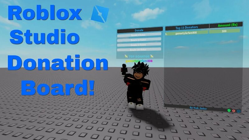 How To Make A Donation Board In Roblox Studio (*Working 2024 ...