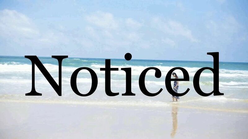 How To Pronounce Noticed Pronunciation Of Noticed - Yandex Video ...