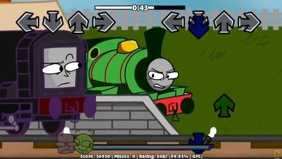 Friday Night Funkin' VS Beast Oliver & Thomas' Railway Showdown FULL ...