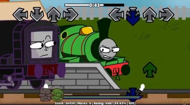 Friday Night Funkin' VS Beast Oliver & Thomas' Railway Showdown FULL ...