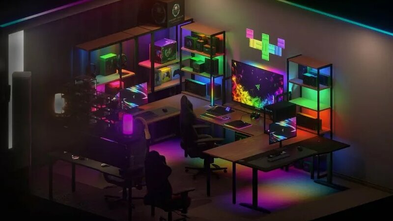 30 minutes of Razer rgb room with calming music | wallpaper engine