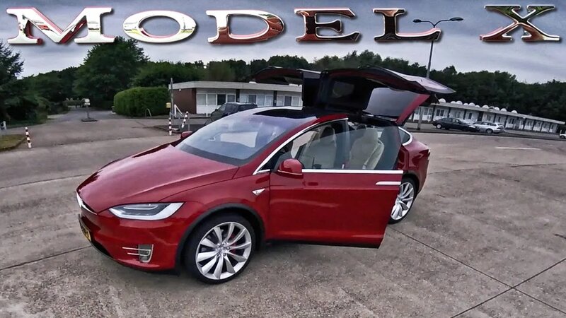 Tesla Model X Falcon Doors Opening Interior & Features POV Drive