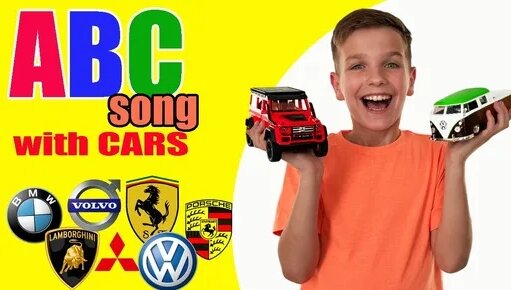 Mark learns ABC with car brands and finds his cars | Mark Production ...