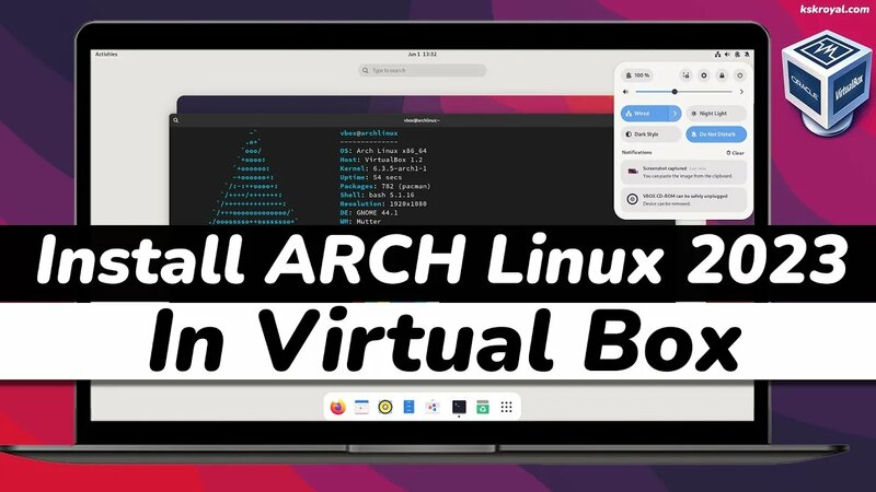 How To Install Arch Linux in VirtualBox (2023) | Arch Linux ...