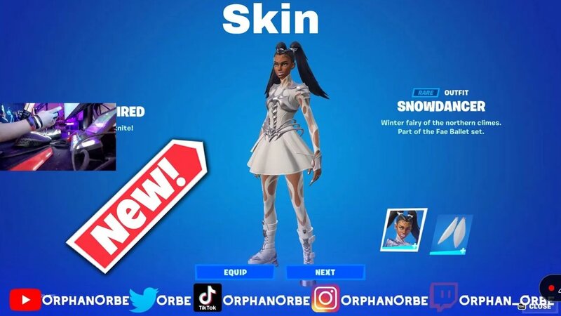 Fortnite - NEW Snow Dancer Skin Gameplay & Full Showcase! 2022 ...