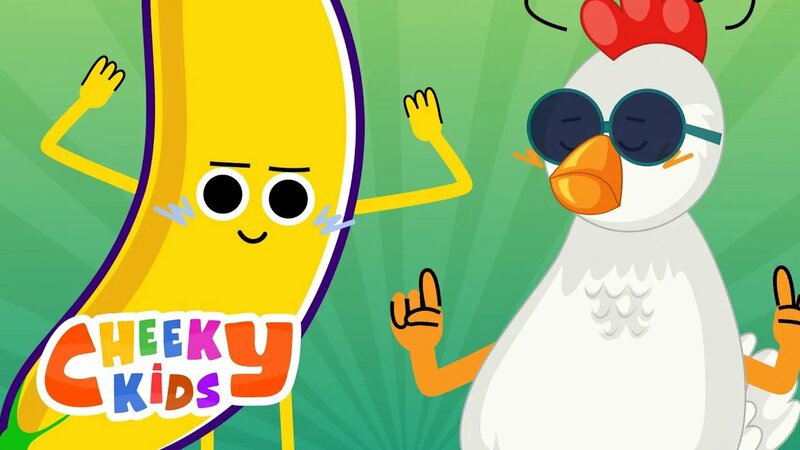 Chicken Banana Song Remix | Funny Dance Song for Kids by Cheeky Kids # ...