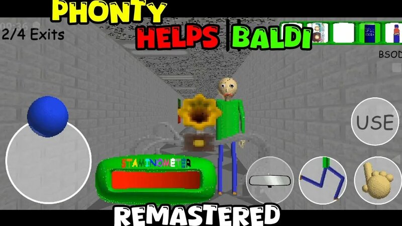 Phonty Helps Baldi Remastered Android Port - Baldi's Basics Mod ...