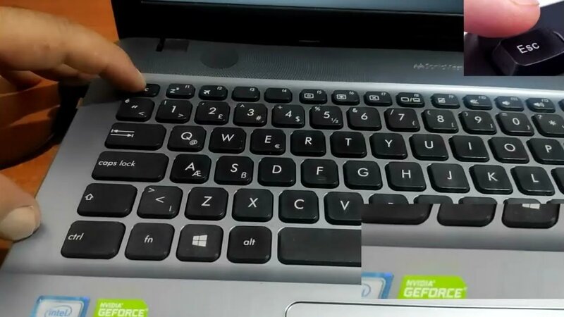 How ASUS Laptop BOOT Menu Key BIOS Setting Secure BOOT AND BOOT From ...