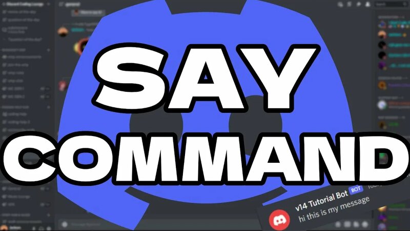 [NEW] - How to make a SAY/ECHO command for your discord bot - Discord ...