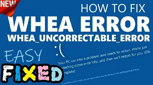 WHEA Uncorrectable Error Windows 10 Fix | How to fix WHEA_Uncorrectable ...