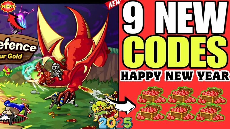 Happy new year codes gold tower defense M coupon codes 2025 - gold ...